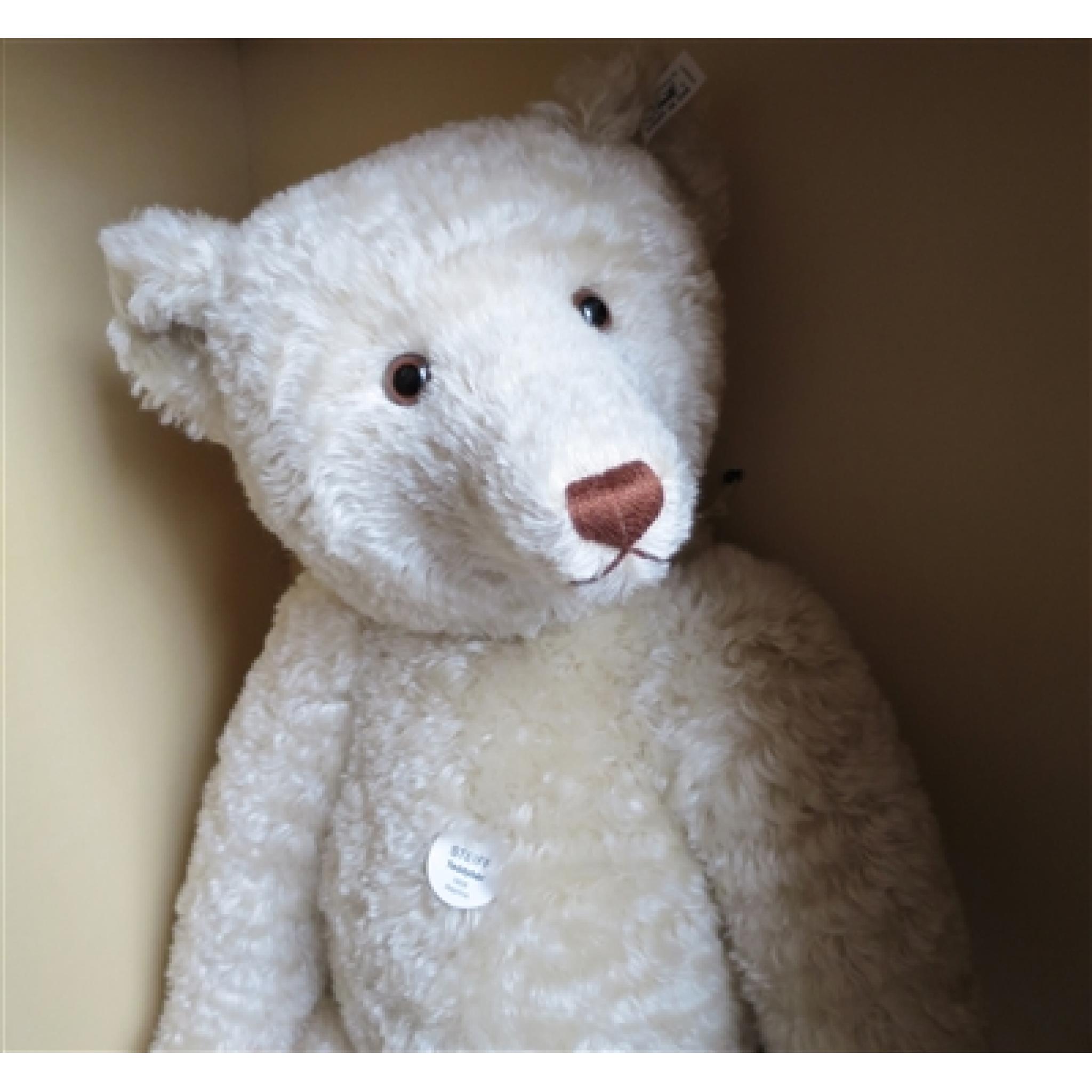 Steiff replica 1994 Teddy Bear 1908 White 65